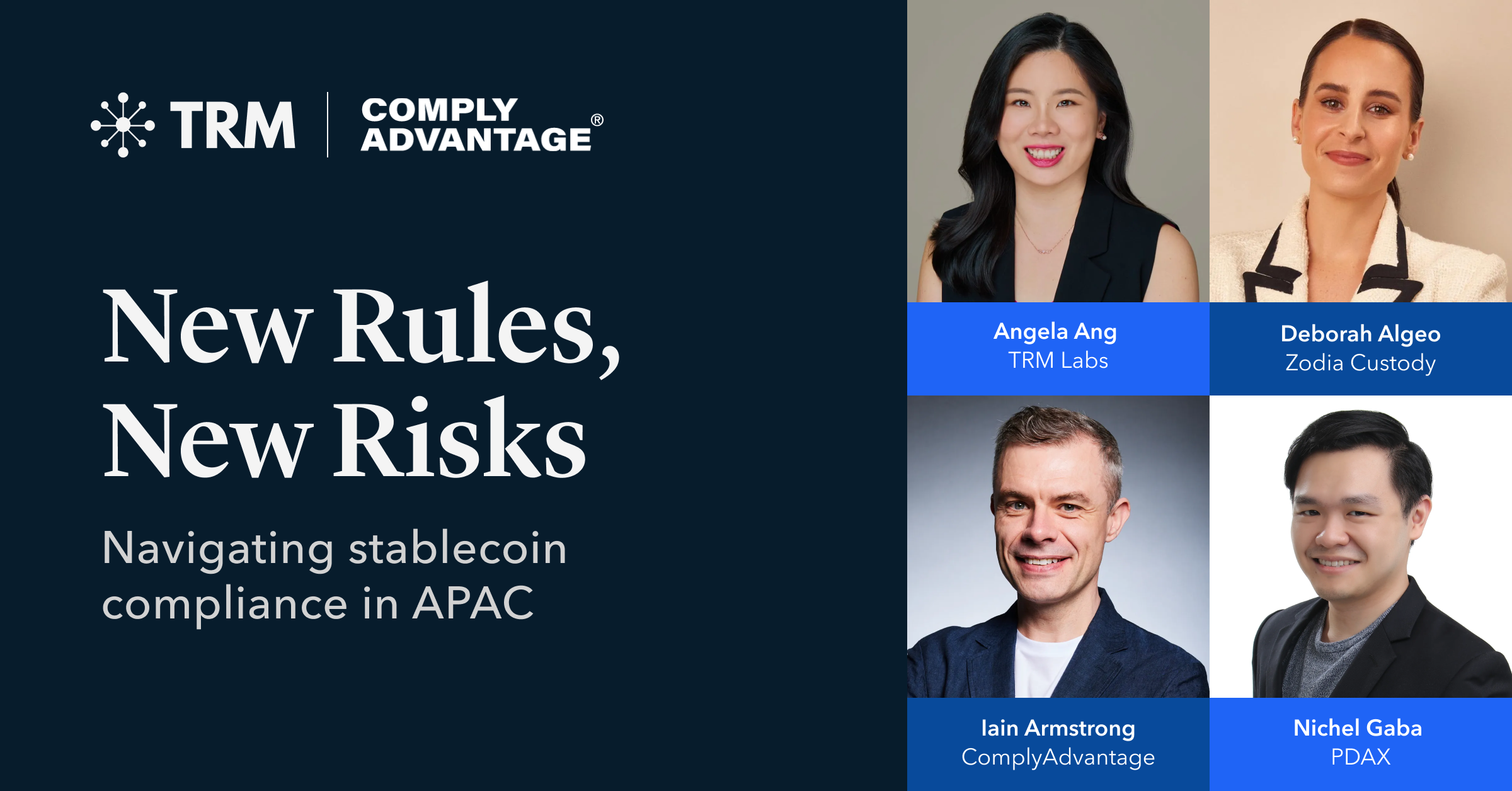 Webinar Recap | New Rules, New Risks: Navigating Stablecoin Compliance in APAC | TRM Blog